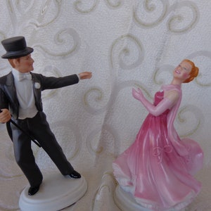 FRED ASTAIRE and Ginger ROGERS Avon Figurine - 6 1/4" H Ginger 7"h Fred ...
