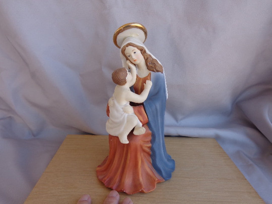 MADONNA and BLESSED CHILD - by Home Interiors - 8 1/2"h X 5"w X 5"d ...