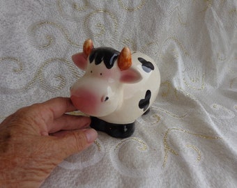 Ceramic Cow Bank - Etsy