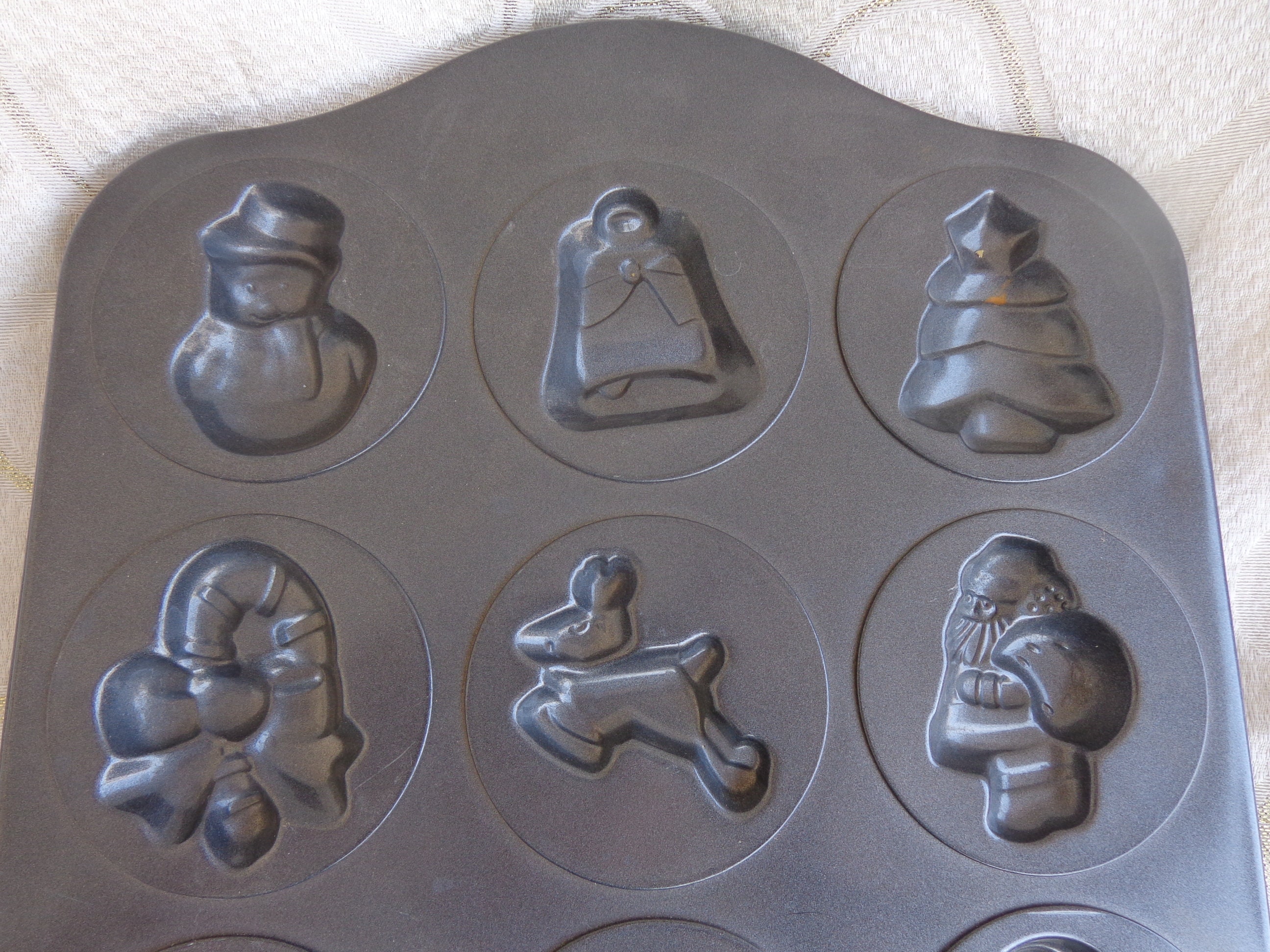 CHRISTMAS COOKIE PAN 12 Cavity Cookie Pan All Different | Etsy