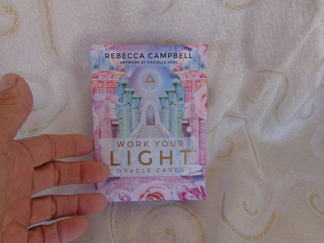 WORK YOUR LIGHT Oracle Cards - W/guidebook - 44 Card Deck With Five ...