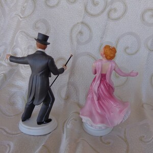FRED ASTAIRE and Ginger ROGERS Avon Figurine - 6 1/4" H Ginger 7"h Fred ...
