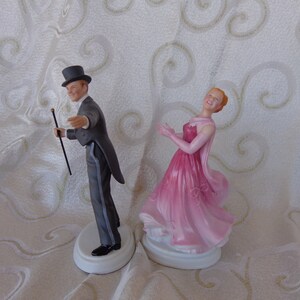 FRED ASTAIRE and Ginger ROGERS Avon Figurine - 6 1/4" H Ginger 7"h Fred ...