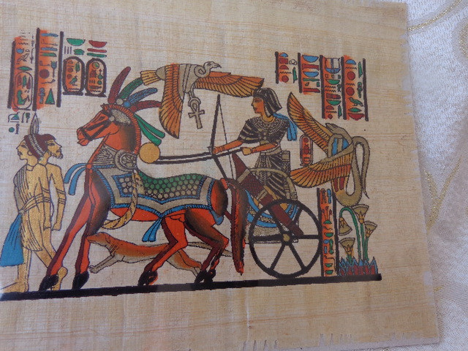 EGYPTIAN PAPYRUS PRINT 9 1/2 X 7 Print of Egyptian - Etsy