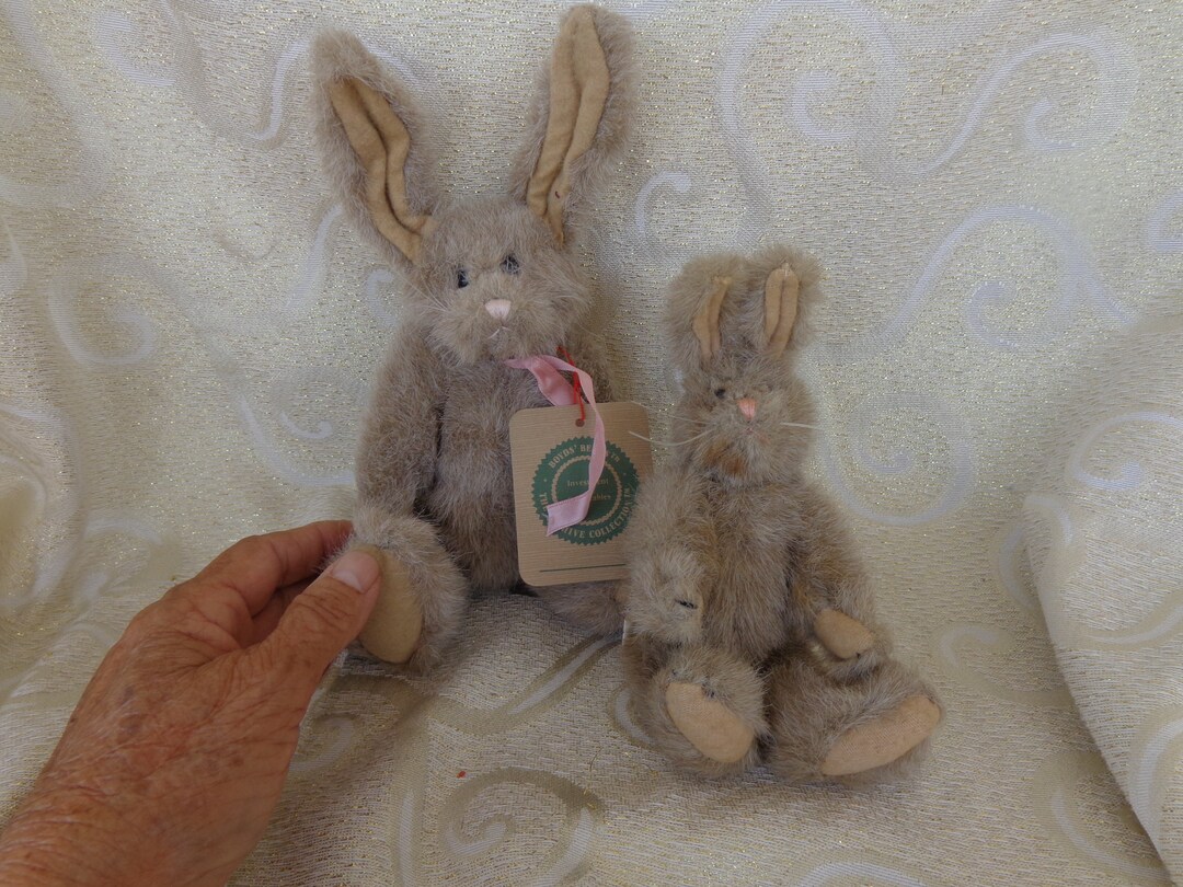 TOY BUNNY PAIR by Boyd's Bears 8 and 11 Tall - Etsy