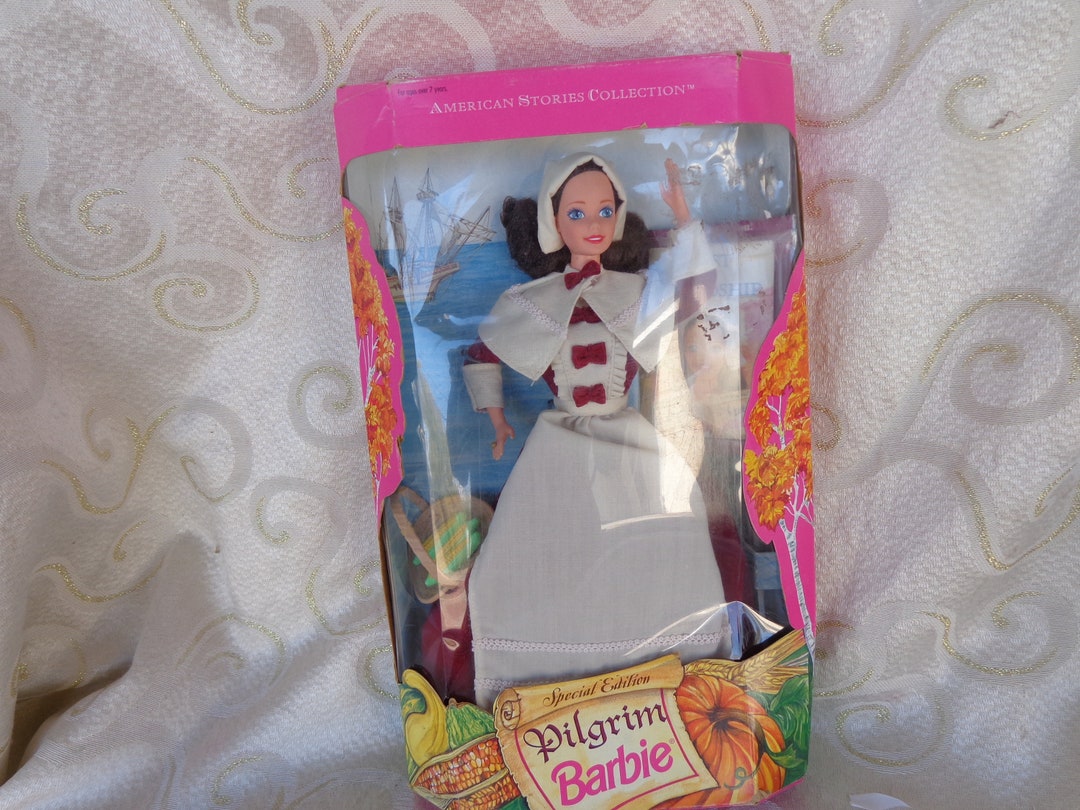 PILGRIM BARBIE DOLL - 1994 - 11 1/2"h - American Stories Collection ...