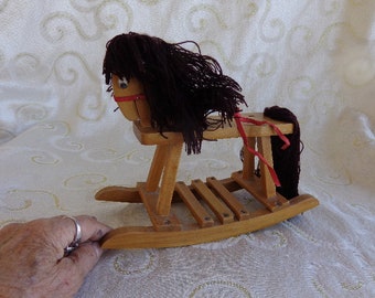 Yarn Mane and Tail Set for Wooden Rocking Horse - Etsy