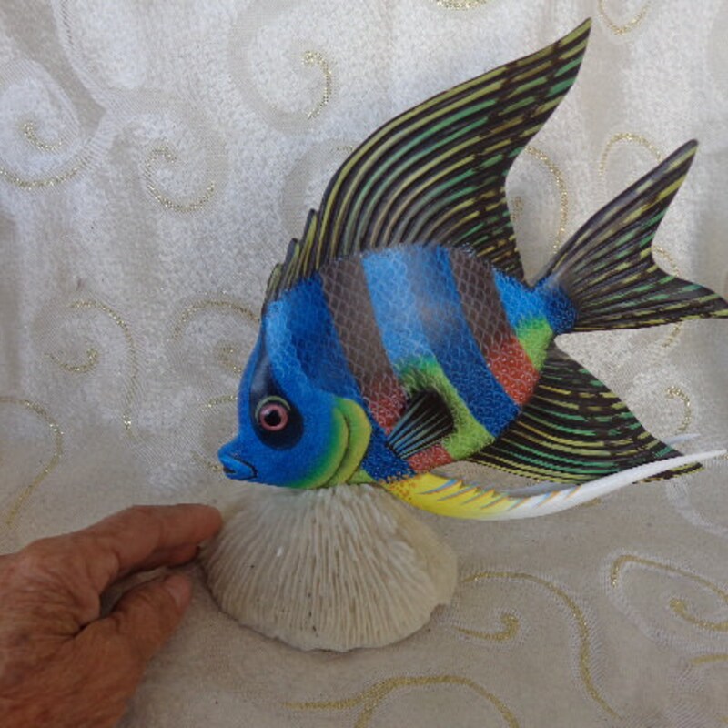 Wood Angel Fish - Etsy