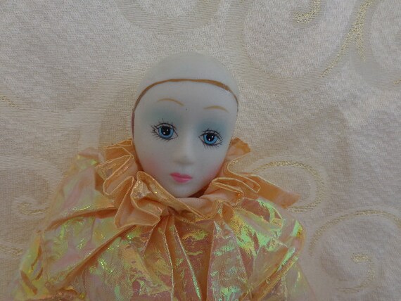 GOLDEN YELLOW MIME Doll 15 Mime Clown Doll Dressed - Etsy