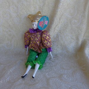 SUGAR LOAF CLOWN 18" Non-porcelain Clown Jester Doll - Clown Doll ...