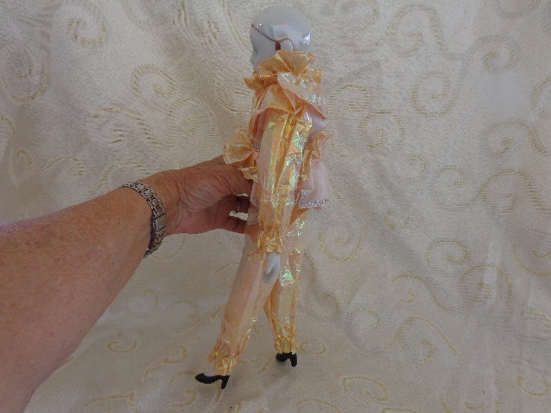 GOLDEN YELLOW MIME Doll 15 Mime Clown Doll Dressed - Etsy