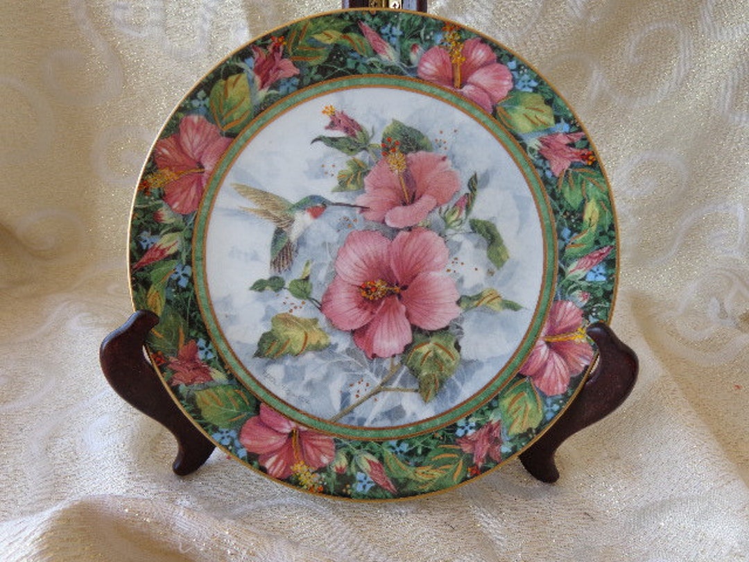IMPERIAL HUMMINGBIRD Plate - 8 1/4" Royal Doulton Signed and Numbered ...