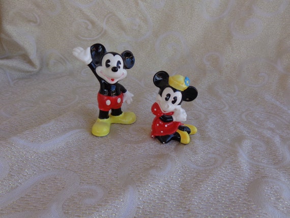 MICKEY AND MINNIE Disney Figurines - Etsy