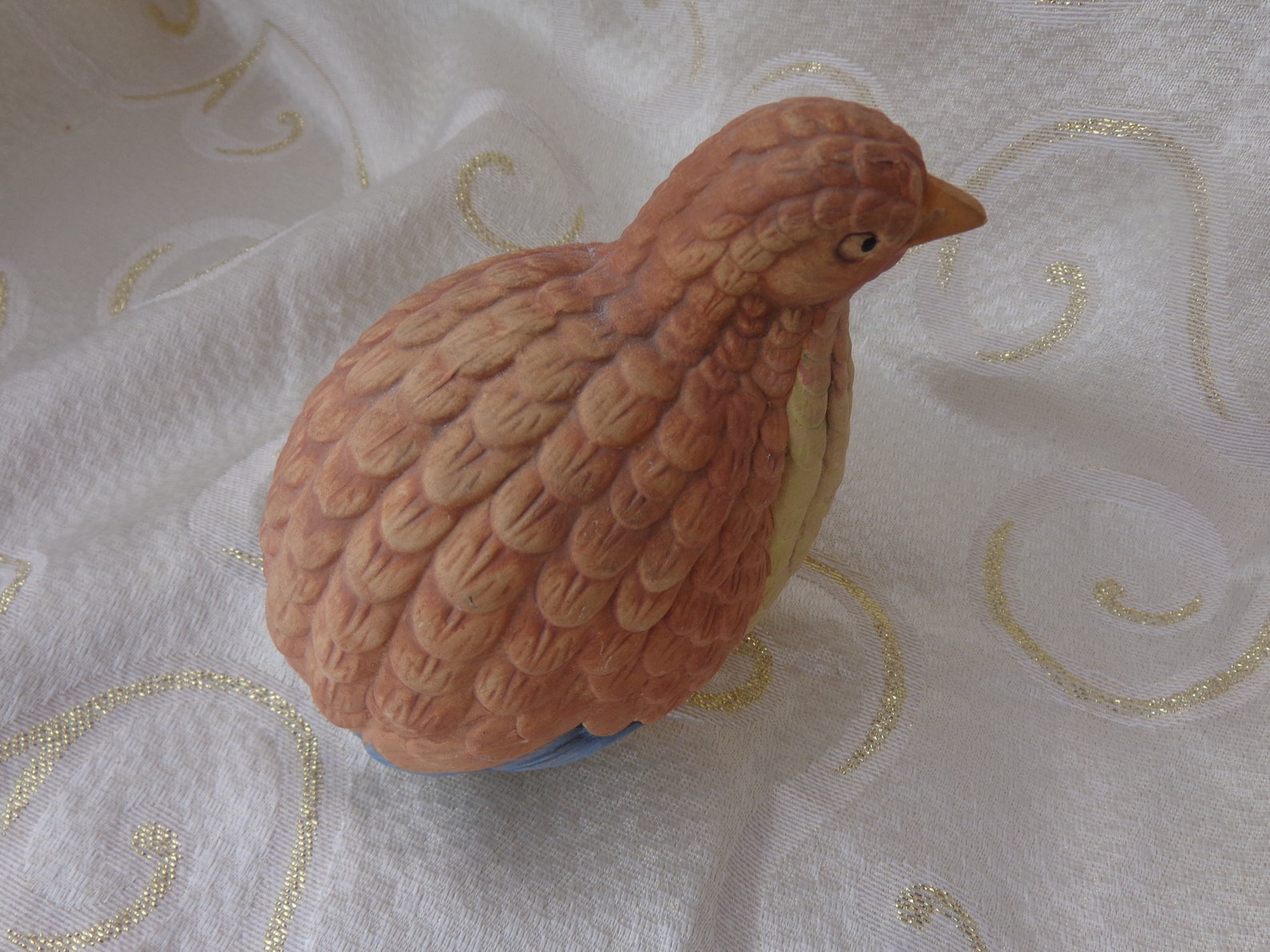 Hand Painted Ceramic Quail/partridge - Ceramic Quail - Brown Quail ...