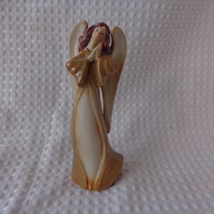 REJOICING ANGEL FIGURINE - 6 1/4" Tall Angel Rejoicing With Hands ...