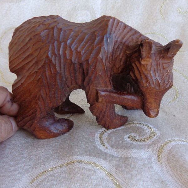 Hand Carved Bears - Etsy