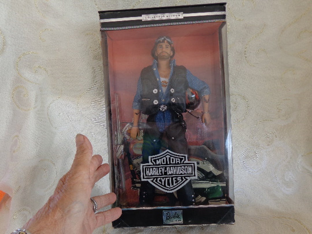 HARLEY DAVIDSON KEN Doll 1999 - 12 " Collector Edition Motorcycle Ken ...