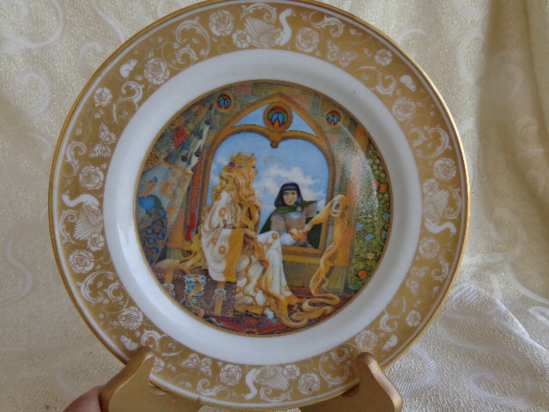 RAPUNZEL PORCELAIN PLATE 8 Limited Edition 1976 Franklin Porcelain ...