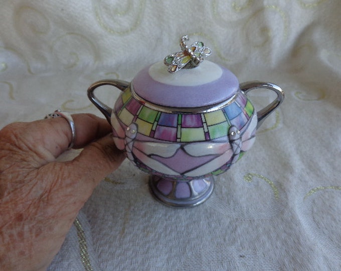 ERA of LOUIS TIFFANY Music Box #5 - "fragrant Lilac" - 3 3/4"h X 3"d ...