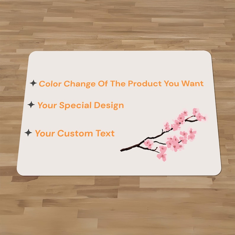 Floral Lemons Office Chair Mat – Durable Floor Protector, Easy Clean - Etsy
