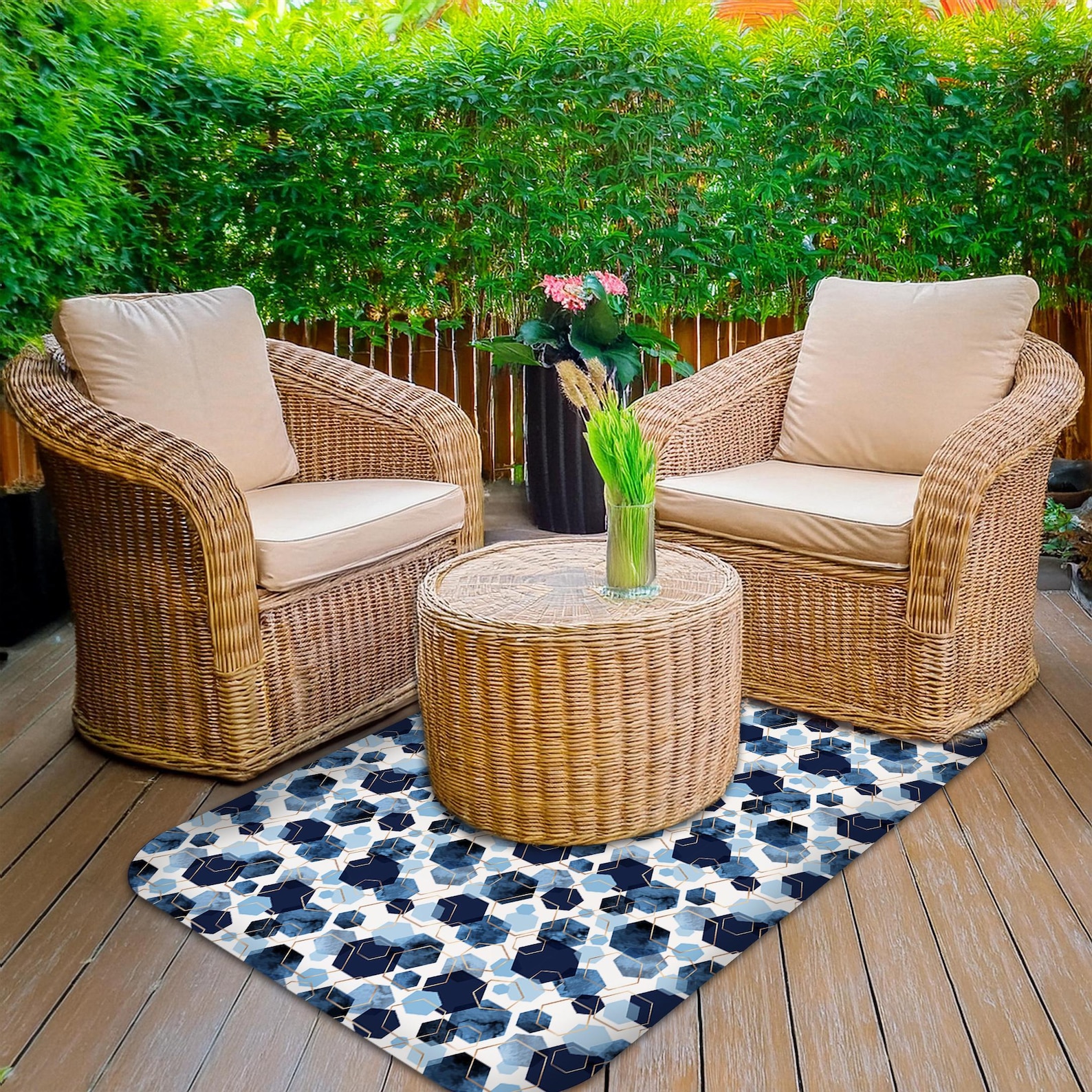 Printed Office Chair Mat – Non-Slip Floor Protector, Easy Clean - Etsy ...