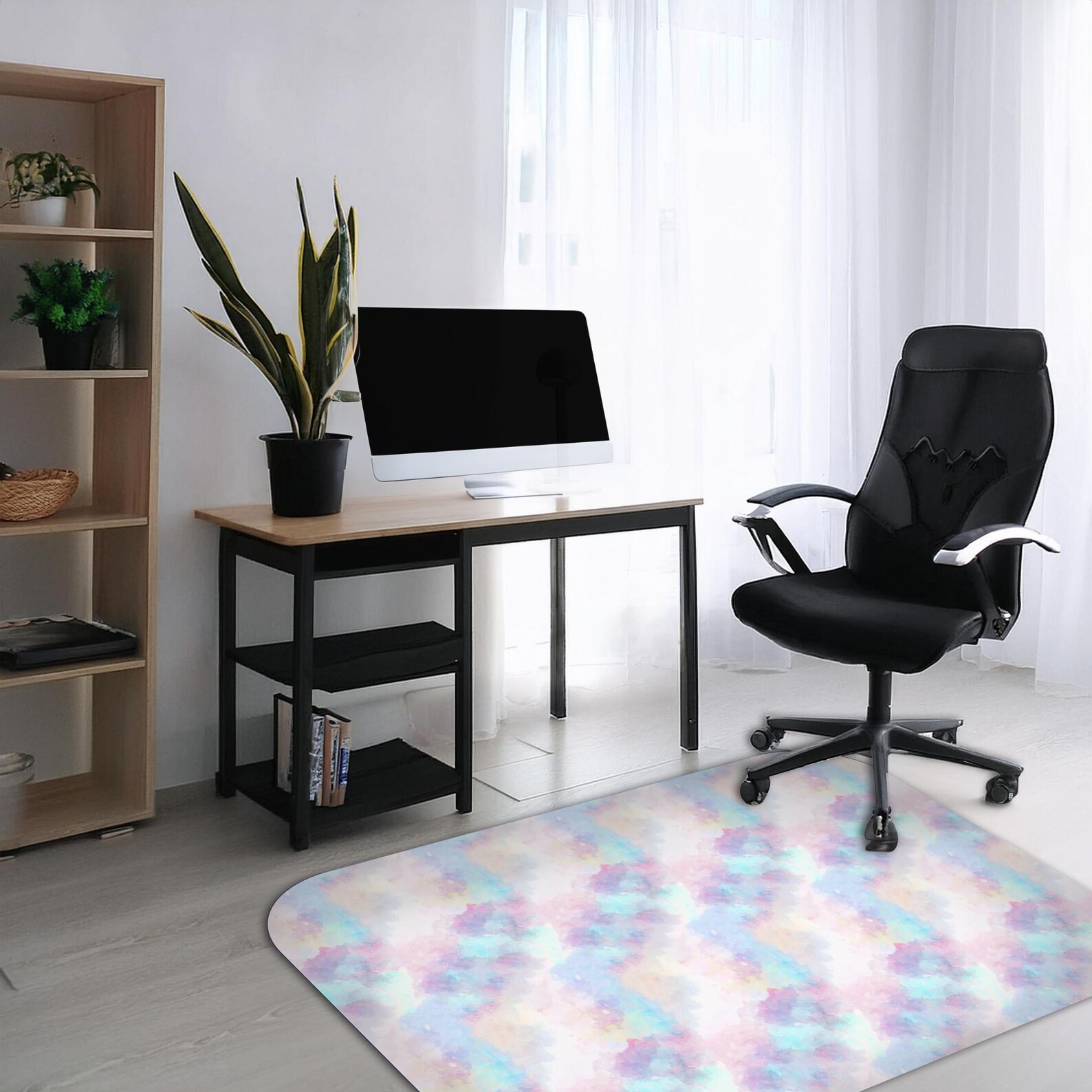 Rainbow Office Chair Mat, Anti-Slip Floor Protector, 3mm Thick - Etsy ...