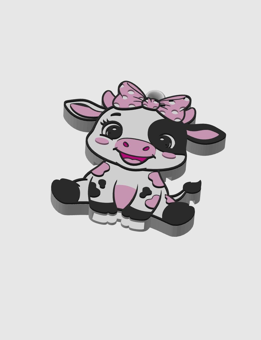 Cute Cow Soda Can Opener | Nail-saver Can Tab Lifter | 3D Print Files ...