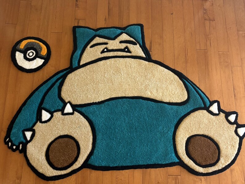Snorlax Rug - Etsy