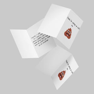 Funny Poop Emoji Thank You Card Printable - Mentor Nurse Doctor ...