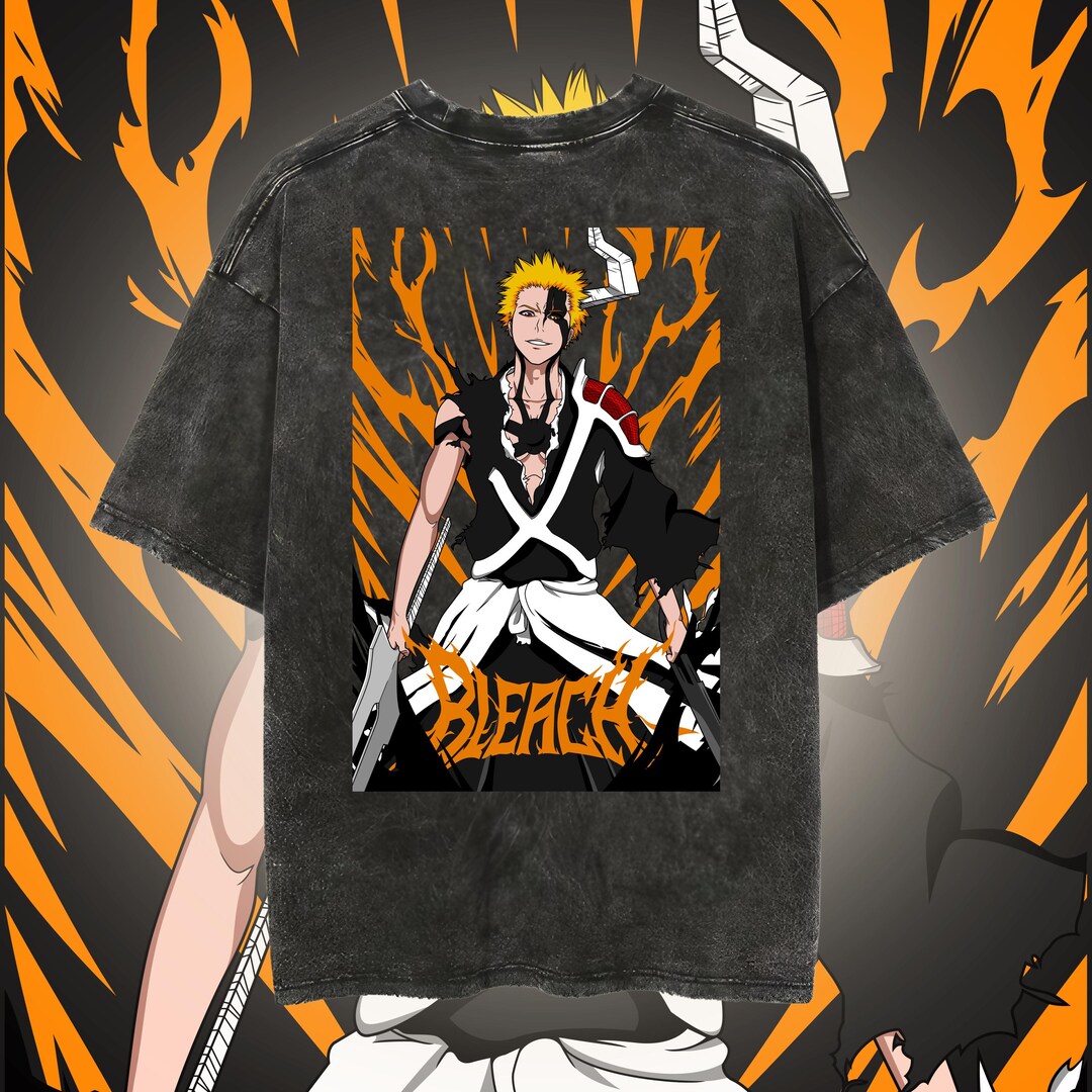 Bleach Ichigo Anime Tshirt | TYBW Graphic Design Tee | Anime Oversized ...