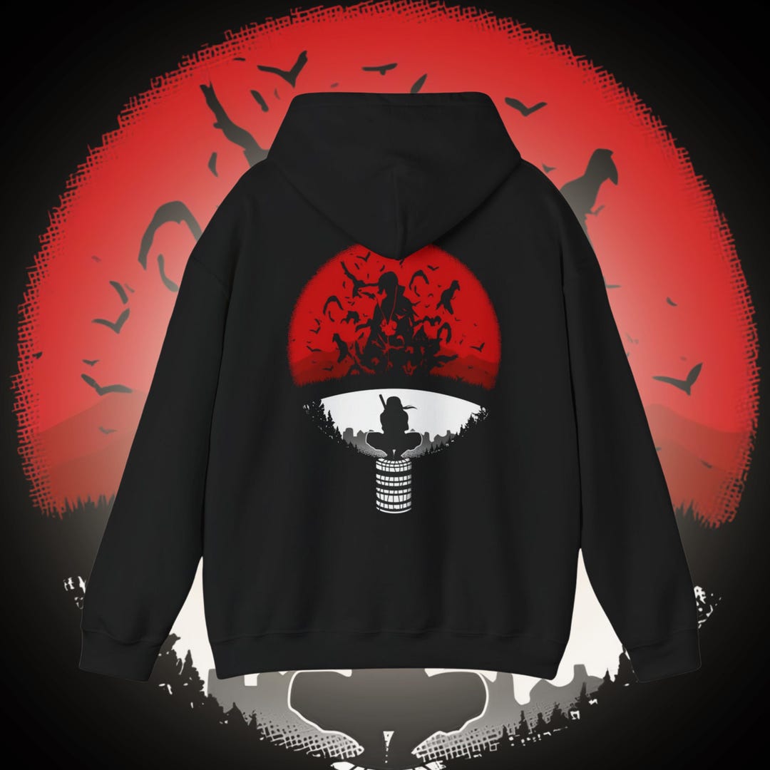 Naruto Shippuden Anime Hoodie | Uchiha Itachi Hoodie | Anime Graphic ...