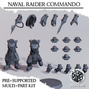 Heretical Navy Raider Death Commando-compatible With Trench Crusade and ...