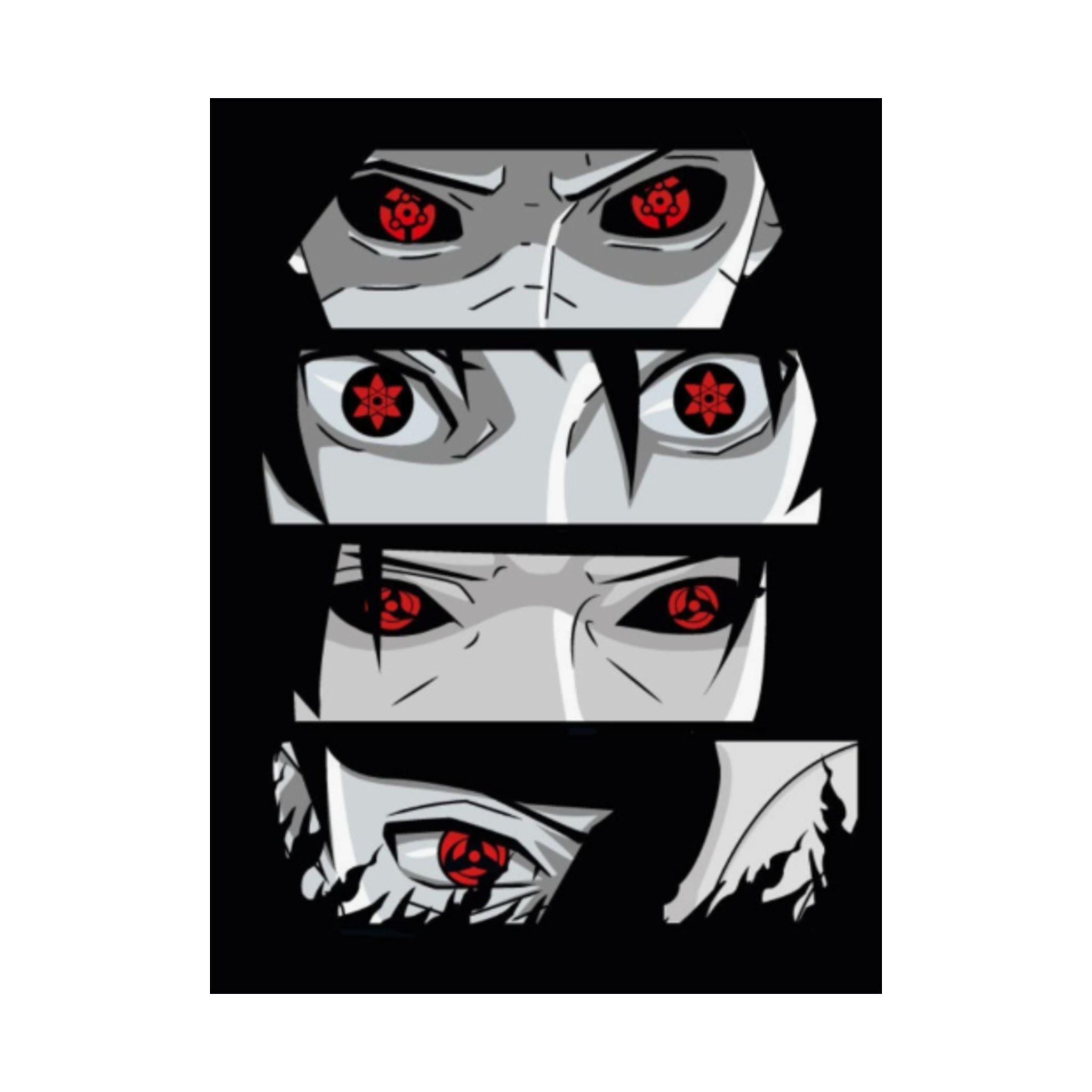 Matte Mangekyou Sharingan Poster - Etsy