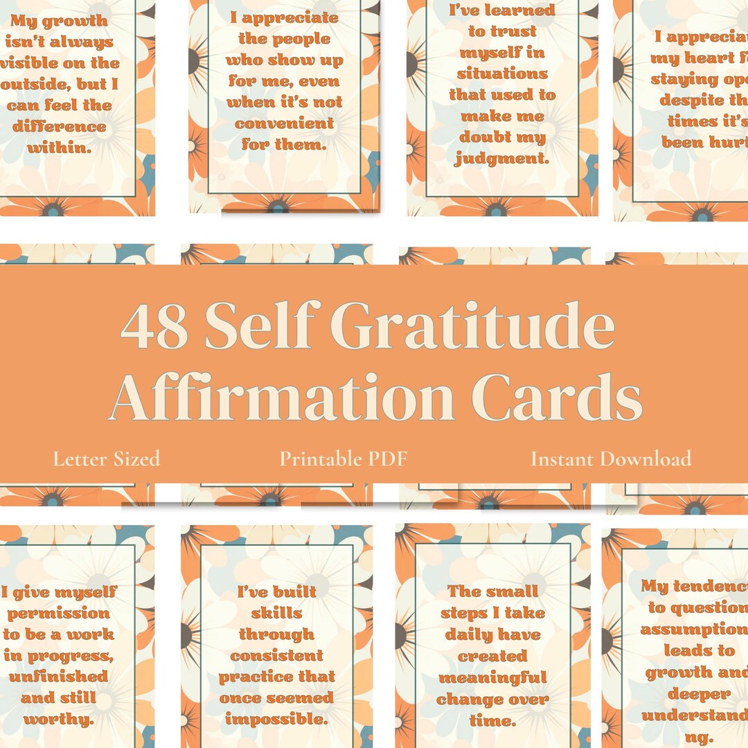 Nature Affirmation Cards, Printable Positive Quotes, Encouragement ...