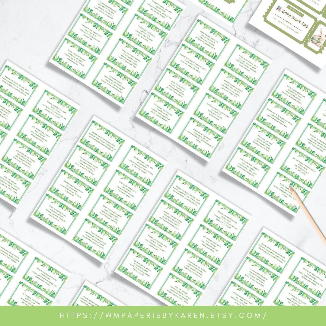 Printable Memory Scavenger Hunt | DIY Surprise Game | DIY Family ...