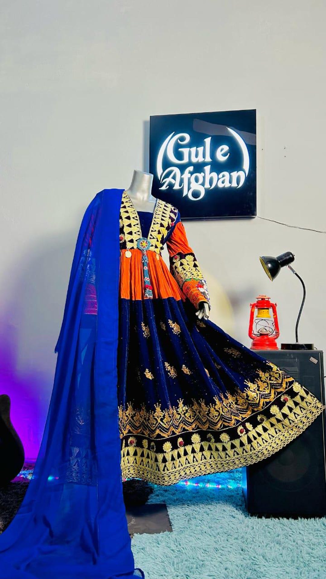 Kingly Afghan Traditional Dress – Handmade Embroidered Kuchi Attire ...