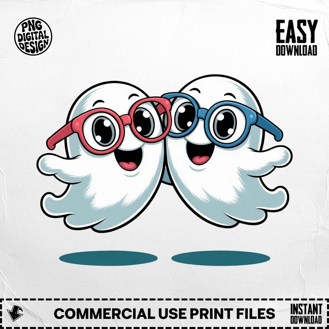 Geeky Ghosts Png, Funny Ghost Clipart, Nerdy Ghosts, Halloween Png ...