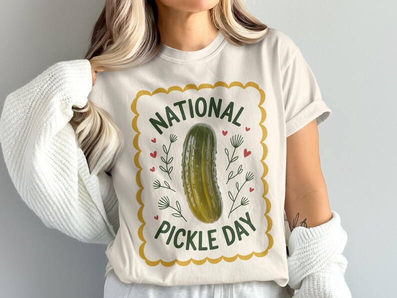 National Pickle Day Png, Pickle Clipart, Food Png, Funny Png, Digital ...