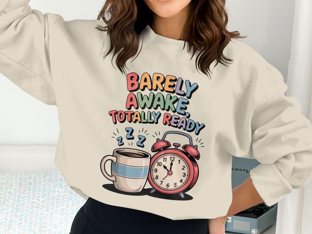 Barely Awake Png, Totally Ready Png, Coffee Cup Png, Alarm Clock Png ...