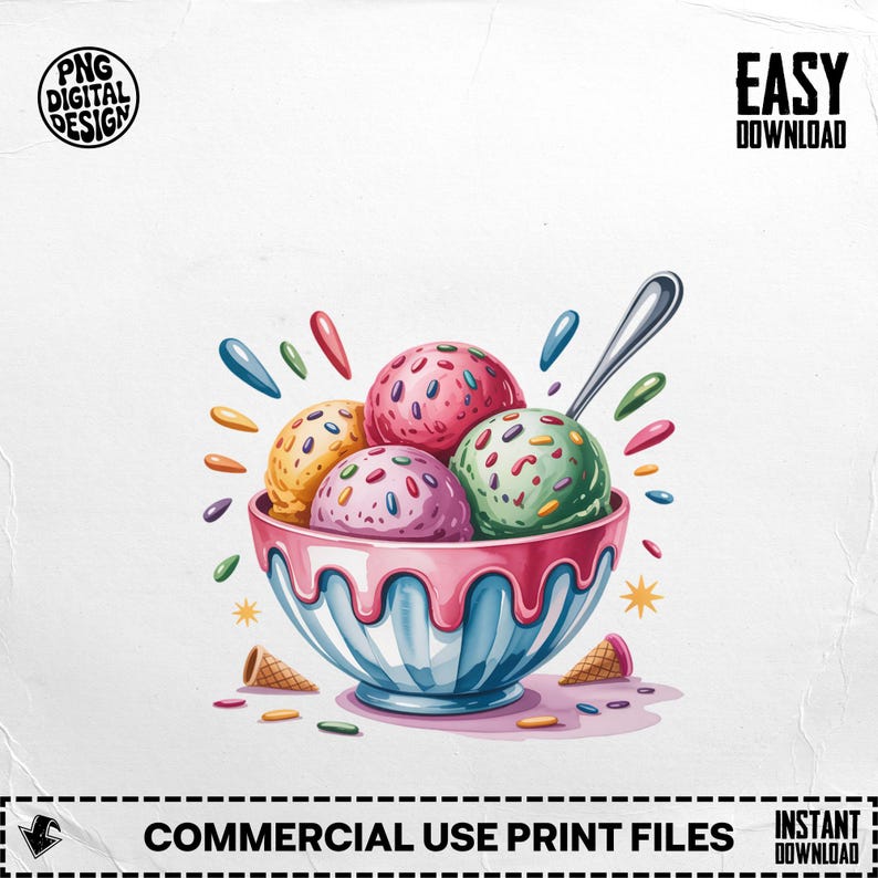 Ice Cream Bowl Png, Ice Cream Clipart, Colorful Ice Cream, Dessert Png ...