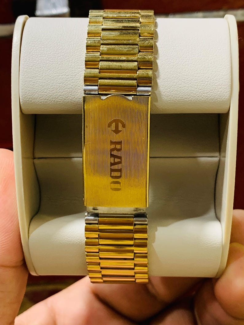 Vintage Style Rado Diastar Automatic Watch: 11-stone Sapphire Crystal ...