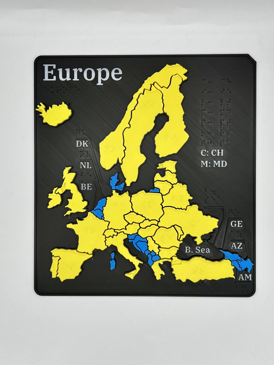 Europe Map Puzzle - Etsy