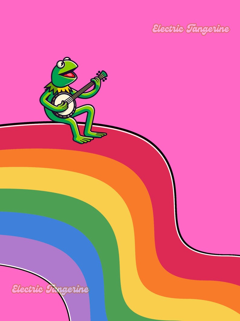 Rainbow Connection Kermit Poster - Etsy