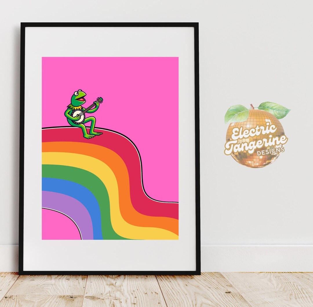 Rainbow Connection Kermit Poster - Etsy