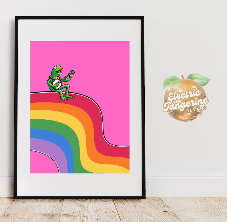 Rainbow Connection Kermit Poster - Etsy