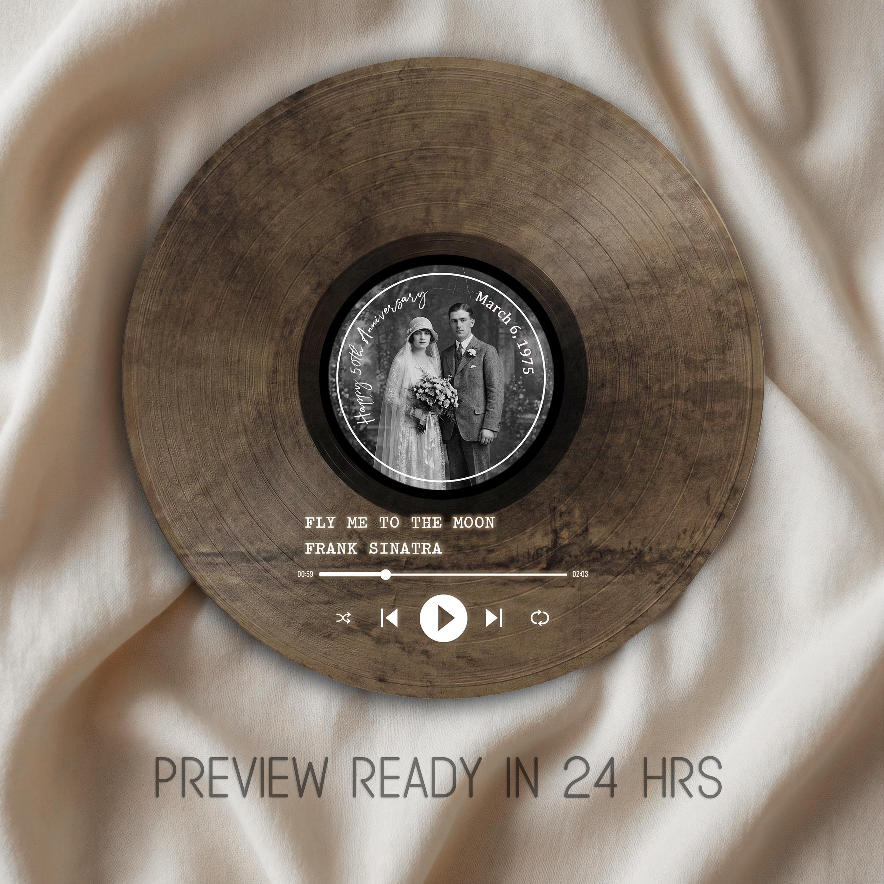 Personalized Music Plaque for Parents, Grandma Grandpa Gift, 30th 40th 50th Anniversary Keepsake Personalized Music Plaque for Parents, Grandma Grandpa Gift, 30th 40th 50th Anniversary Keepsake