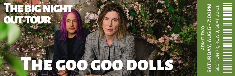 Custom Ticket Concert Memorbilia Concert Merchandise Custom for Concert ...