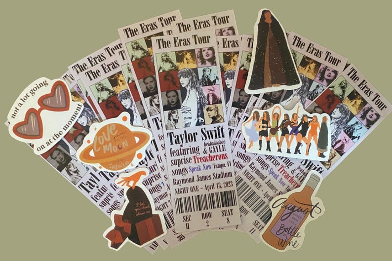 Custom Ticket Concert Memorbilia Concert Merchandise Custom for Concert ...