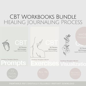 Ultimate CBT Worksheets Mega Bundle for Therapist, Psychologist or ...