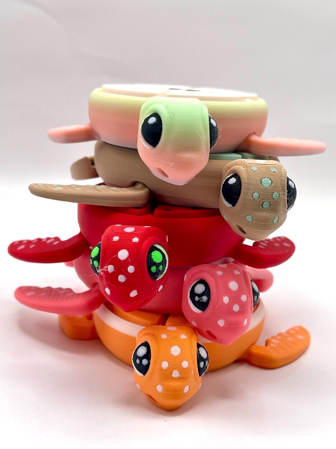 Fruit Turtles Fidget Clickers ~ Desk Idea Toy~ Gift Ideas ~ Sensory Toy ...